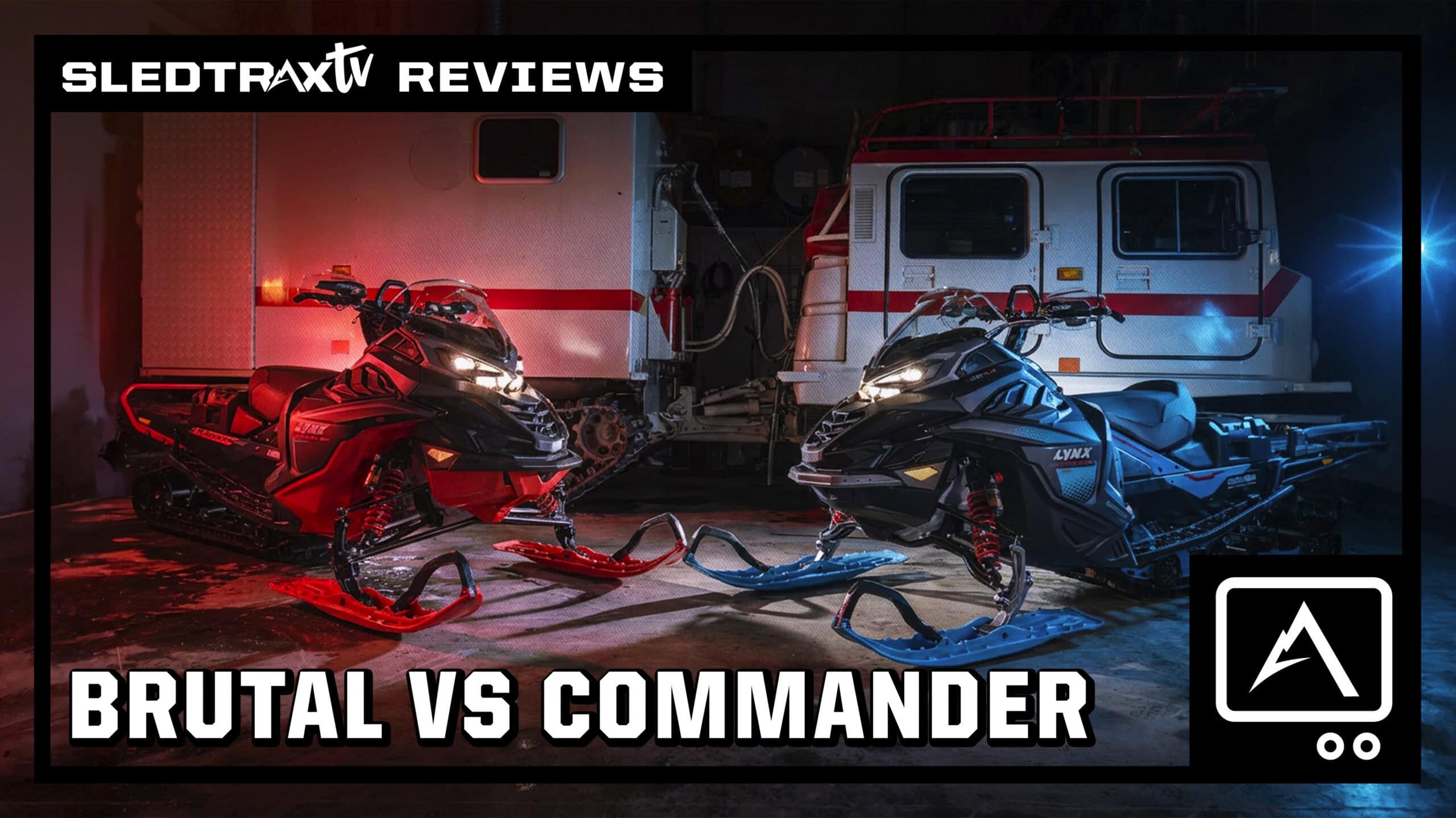 LYNX BRUTAL RE vs LYNX COMMANDER RE - Sledtrax